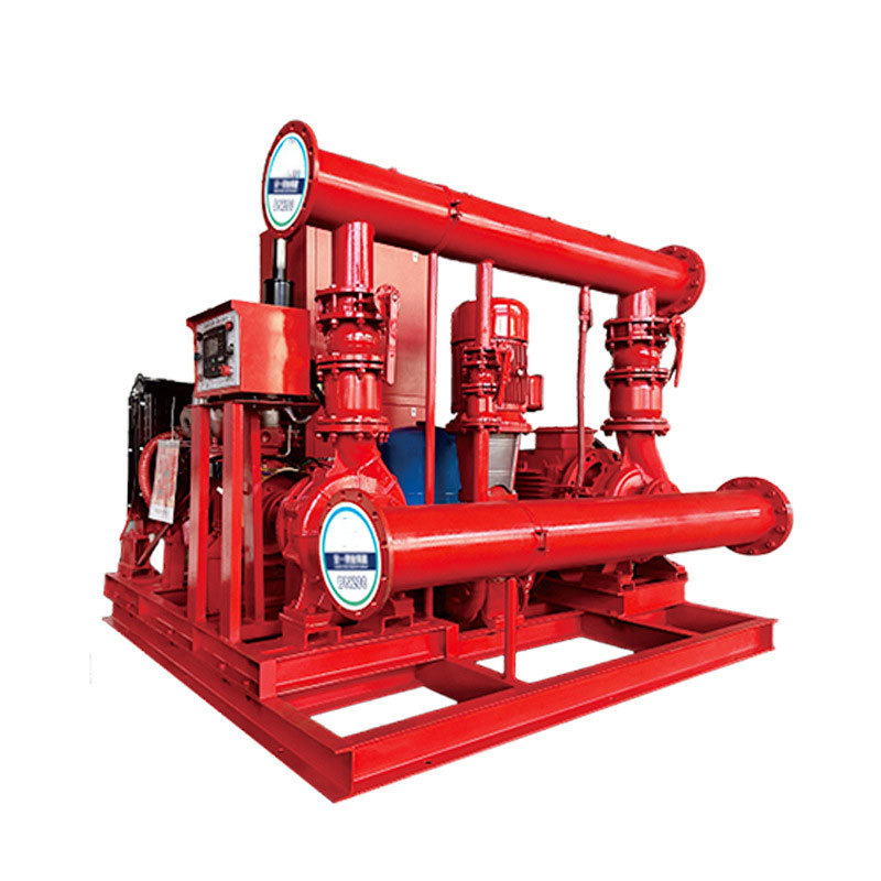 XBC GPM Dual Power Diesel Engine Fire Pump Set Integrated Fire Fighting ...