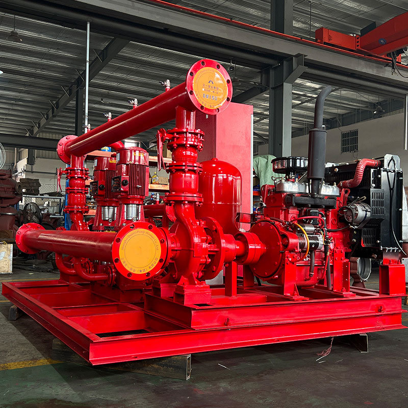 XBC GPM Dual Power Diesel Engine Fire Pump Set Integrated Fire Fighting ...